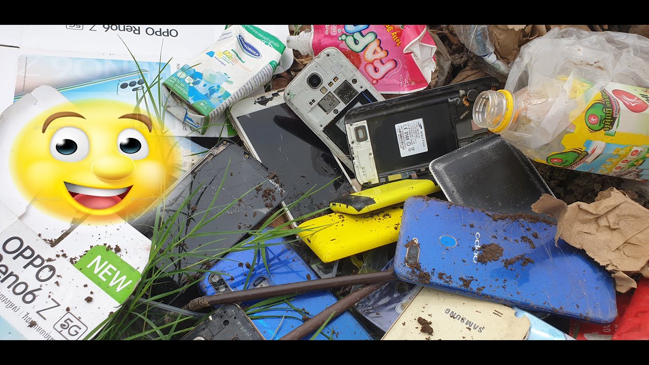 Restore destroyed OPPO A5S Lucky To Day Cracked Phone ,Found a lot of ...