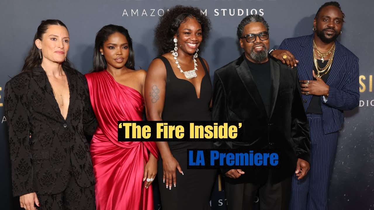Rendezvous at the LA Premiere of 'The Fire Inside' - YouTube