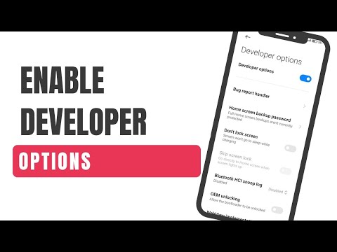 how do you enable developer options android - YouTube