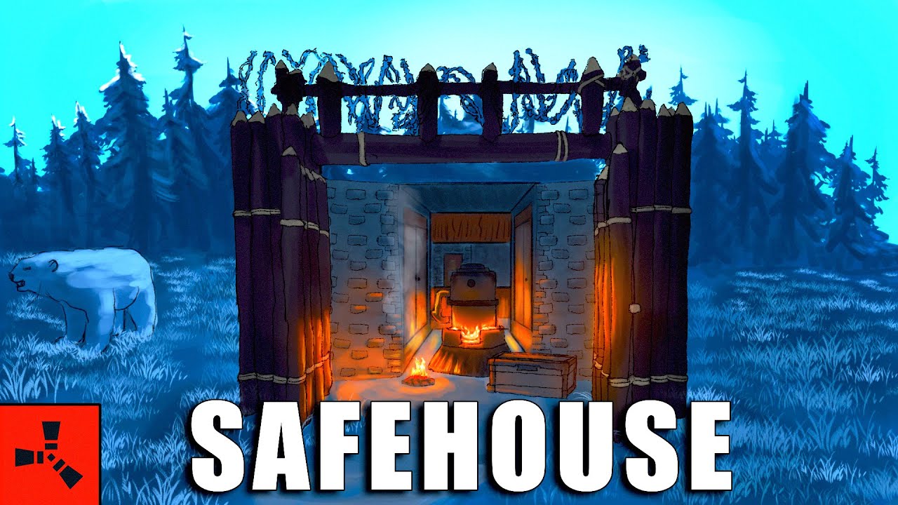 I Built this cozy solo gate base in vanilla Rust... - YouTube