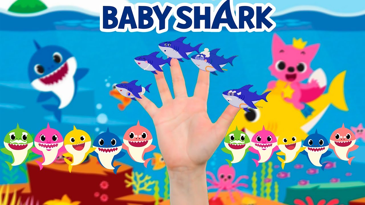 Baby Shark Finger | Baby Shark do do do do | Nursery rhymes | Phonics ...