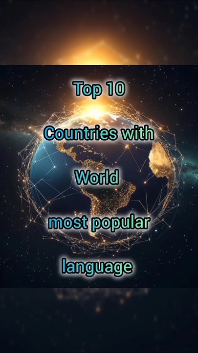 Top 10 countries with World's most popular language. ....#shorts # ...