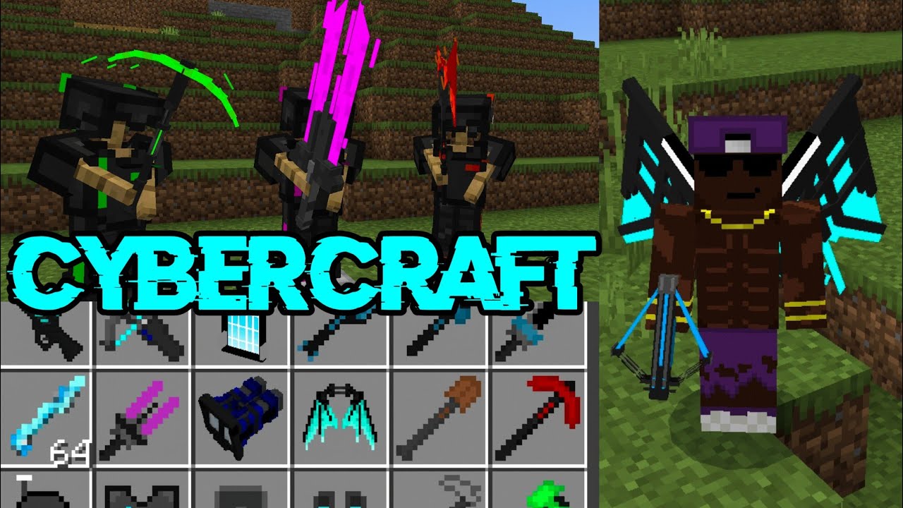 El Futuro en Minecraft | CyberCraft Texture Pack Minecraft Bedrock 1.18 ...