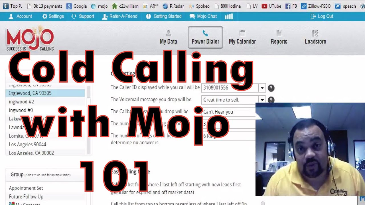 William May Live Real Estate Prospecting. Cold Calling 101 with Mojo ...