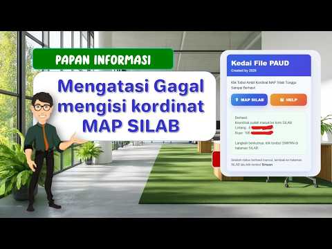Mengatasi Gagal mengisi kordinat MAP SILAB