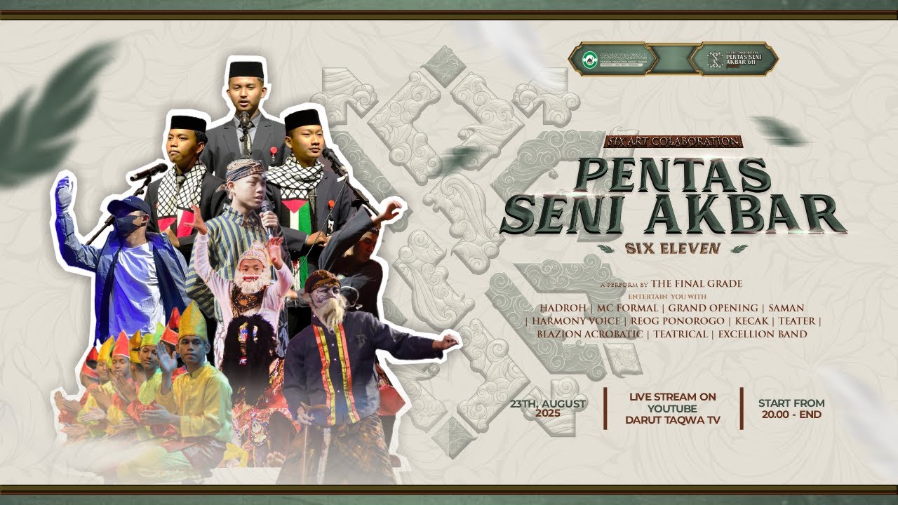 🔴LIVESTREAMING PENTAS SENI AKBAR -SIX ELEVEN- PROGRESSIVE GENERATION ...