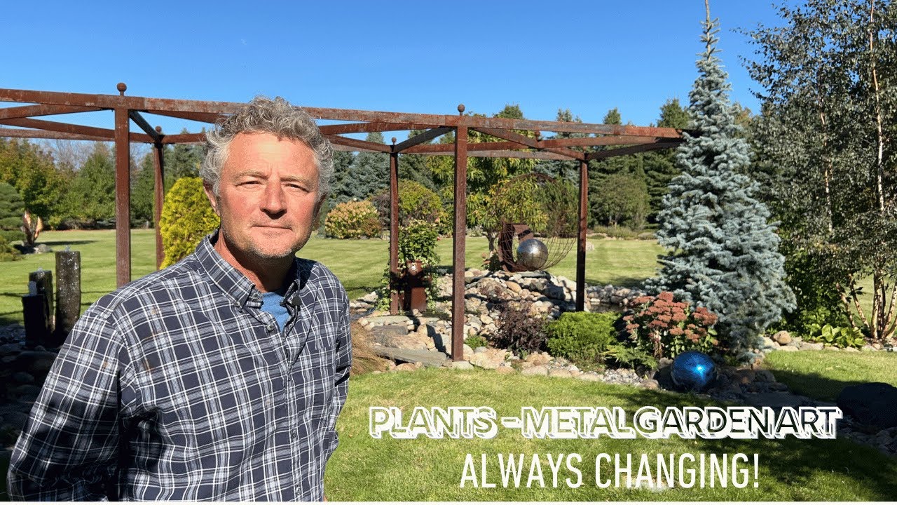 Water Feature Plant Tour | Metal Garden Art - YouTube