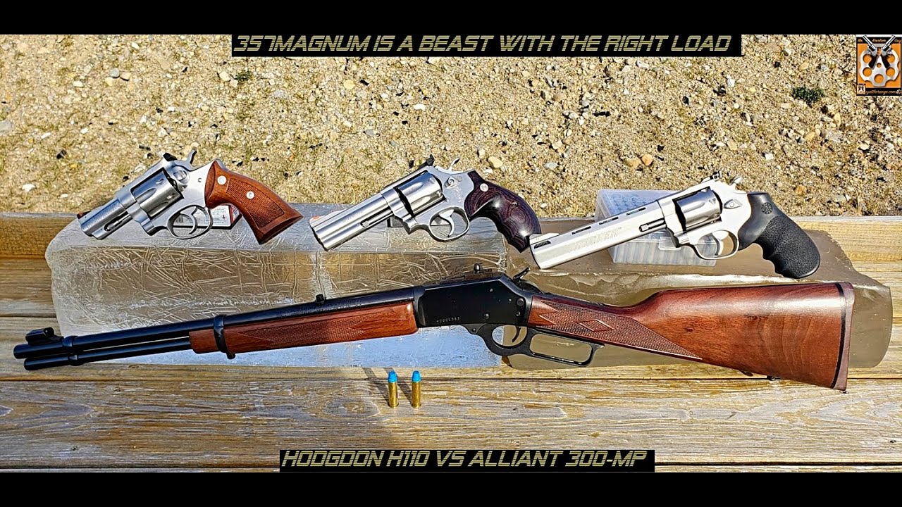 💥357Magnum A Beast: H110 vs 300-MP Velocity and Gel Test: Optimal ...