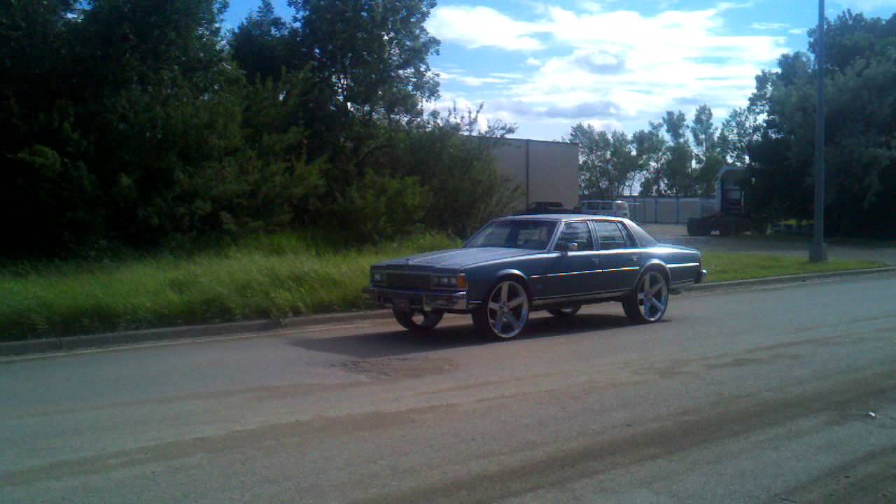 77 caprice on 26s full resto - YouTube
