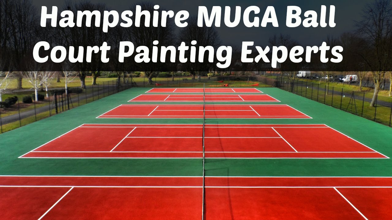 Hampshire MUGA Ball Court Painting Experts - YouTube