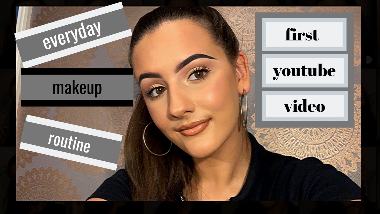 EVERYDAY MAKEUP ROUTINE || FIRST YOUTUBE VIDEO ! - YouTube