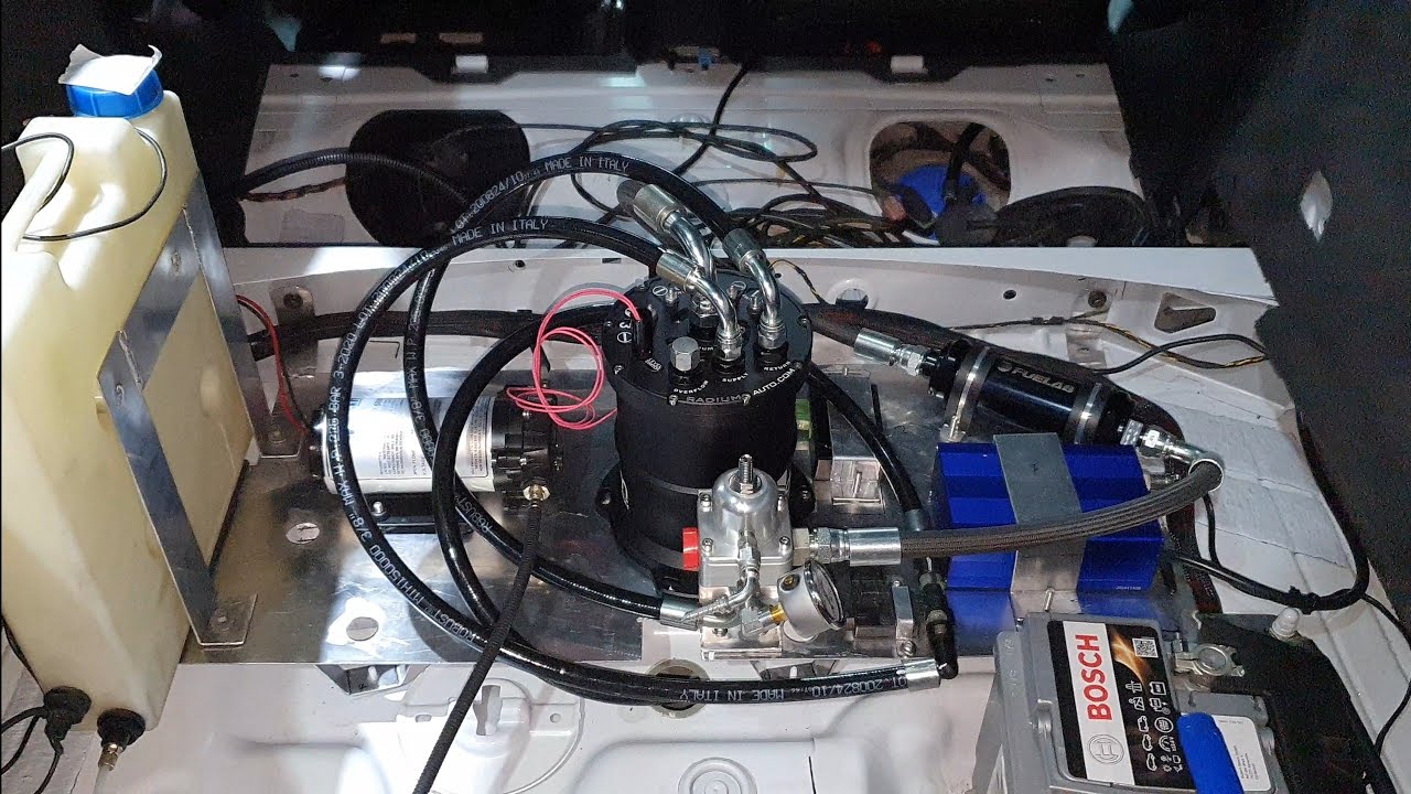 fuel system upgrade with surge tank (part 7) - YouTube