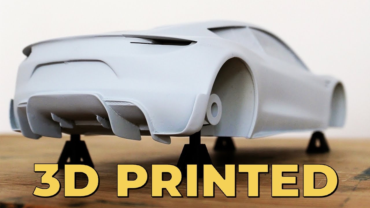 Sanding a 3D Printed TESLA ROADSTER for Months - YouTube