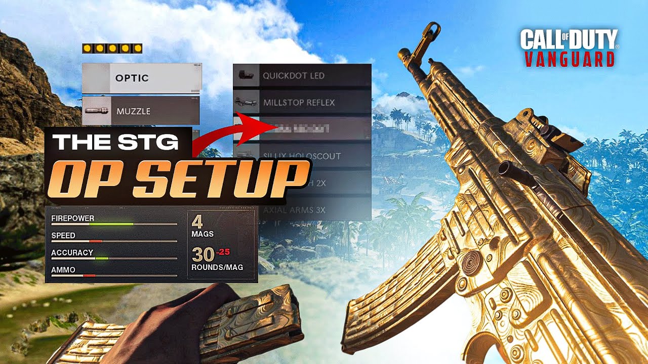 My "OVERPOWERED" STG 44 PRO Class.. (COD Vanguard) - YouTube