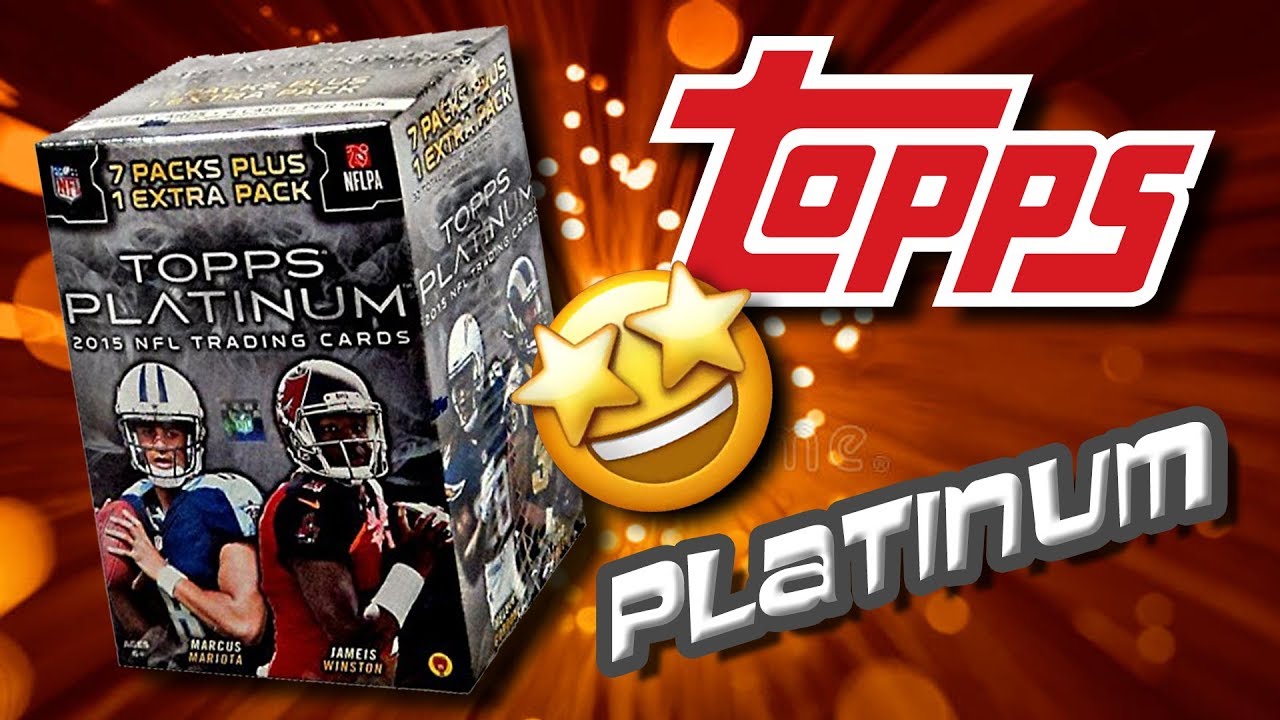 2015 Topps Platinum Football Blaster Box Opening | Football card pack ...