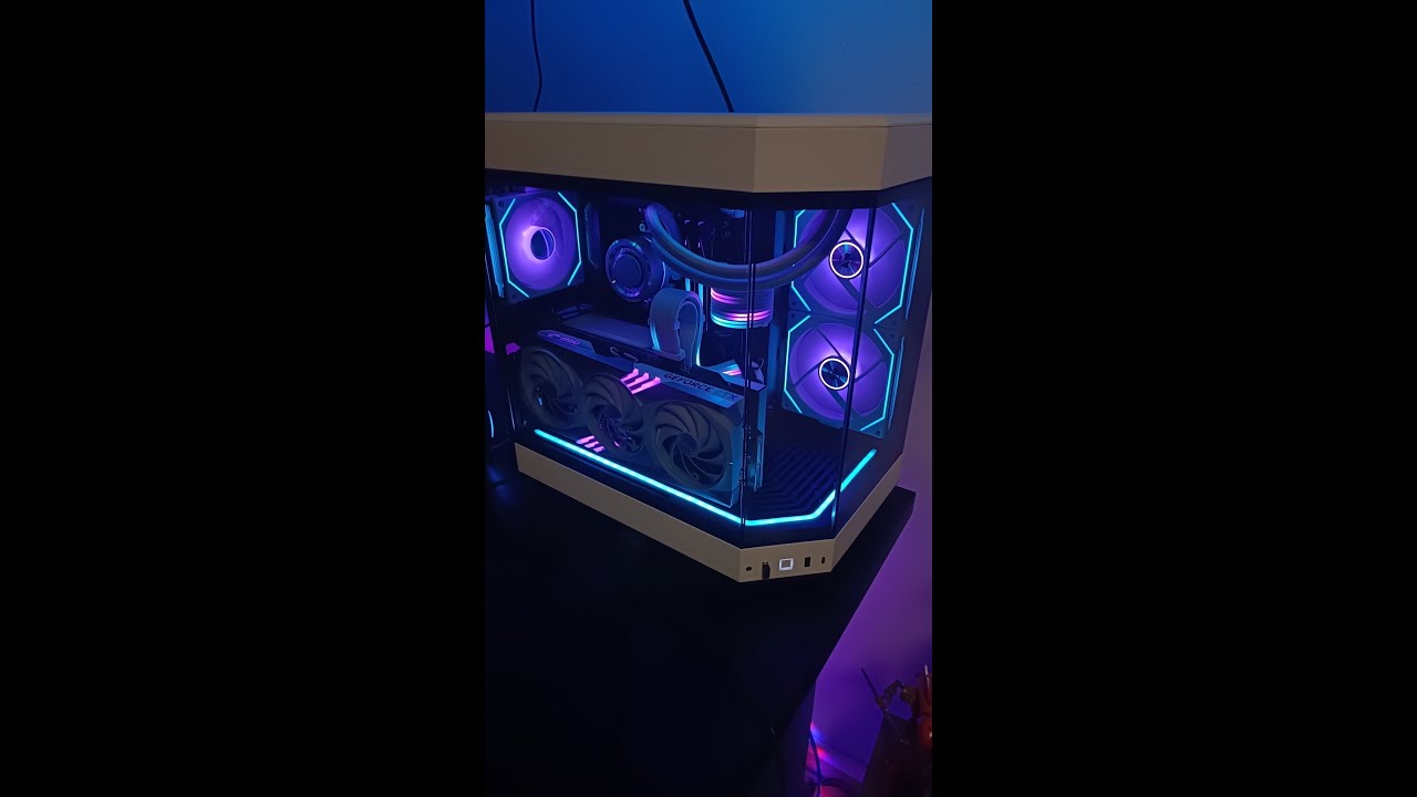 HYTE Y60 easy RGB mod with Phanteks M1 strip - YouTube
