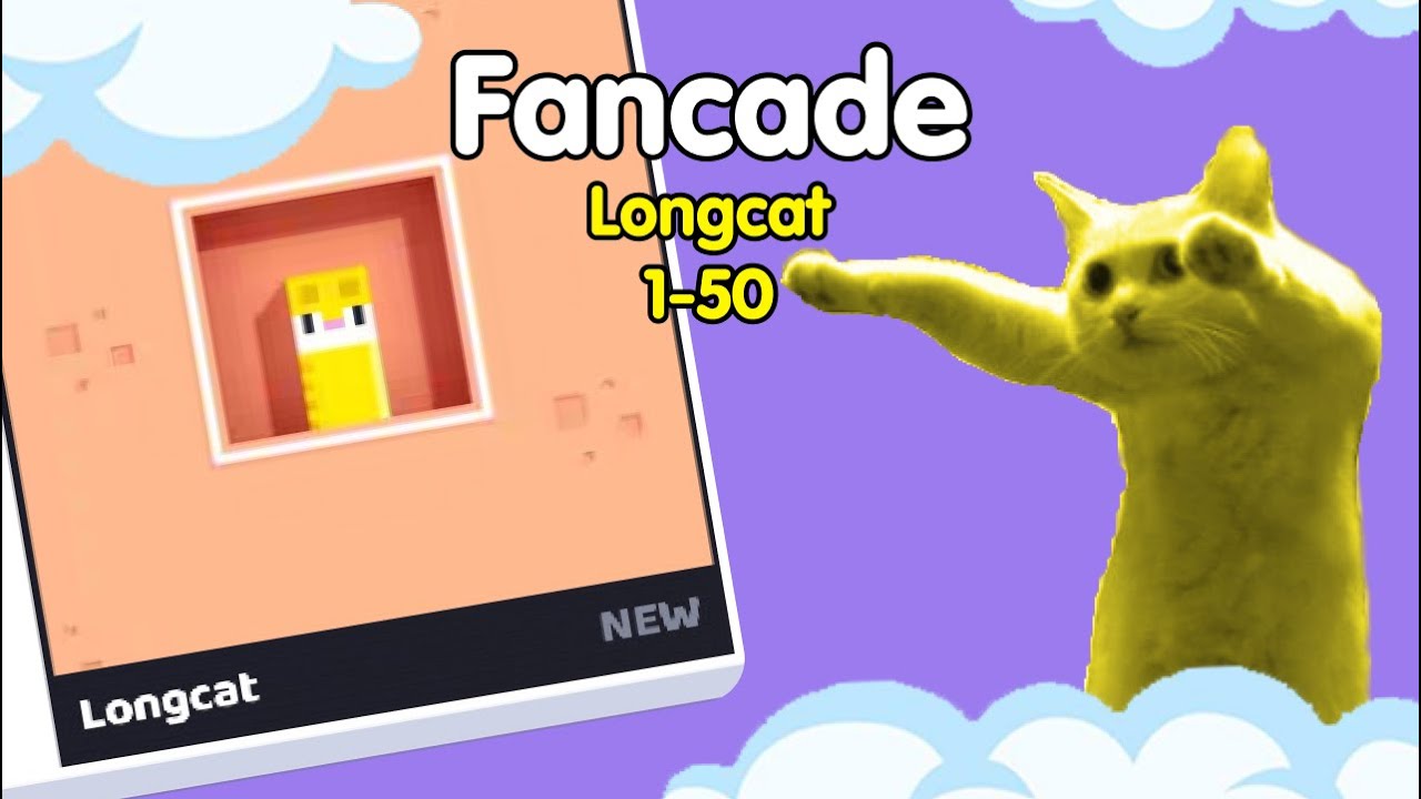 Fancade. Longcat | Level 1 - Level 50🦕💥 #fancadegame #fancade #gameplay ...