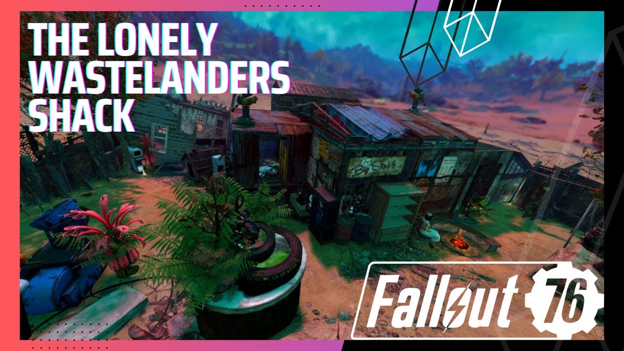 The Lonely Wastelanders Shack - Fallout 76 CAMP Builds - YouTube