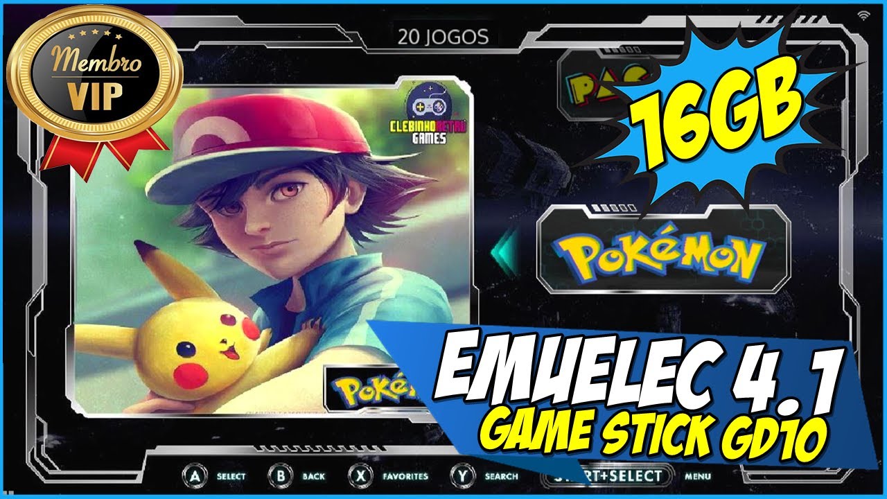 EmuELEC 4.1 Game Stick GD10 16GB Especial Collections - YouTube