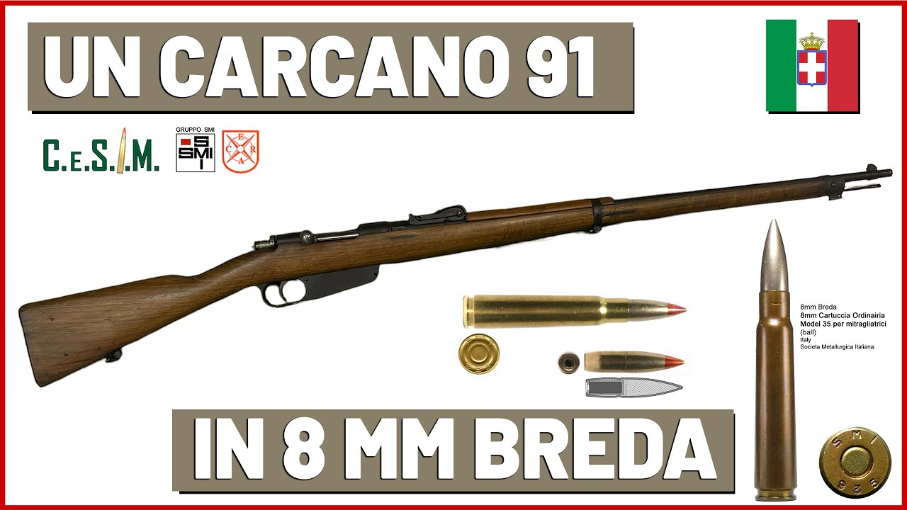 Il Carcano 91 in 8mm BREDA 🇮🇹 - YouTube