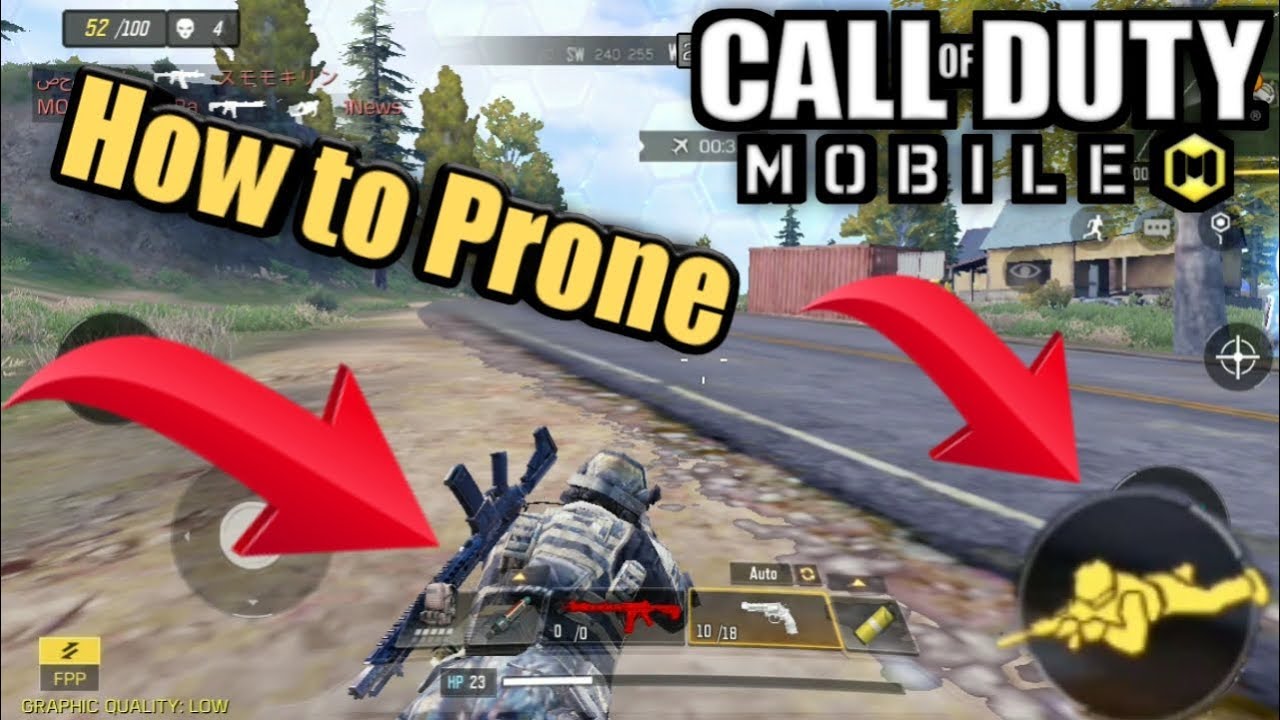 How to Prone/Lie Down in Call of Duty Mobile - YouTube