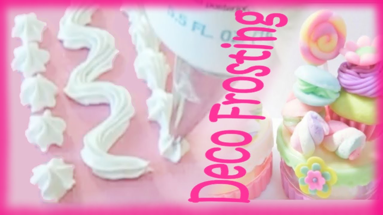 Japanese Sweet Deco Whip Cream Frosting tutorial - YouTube