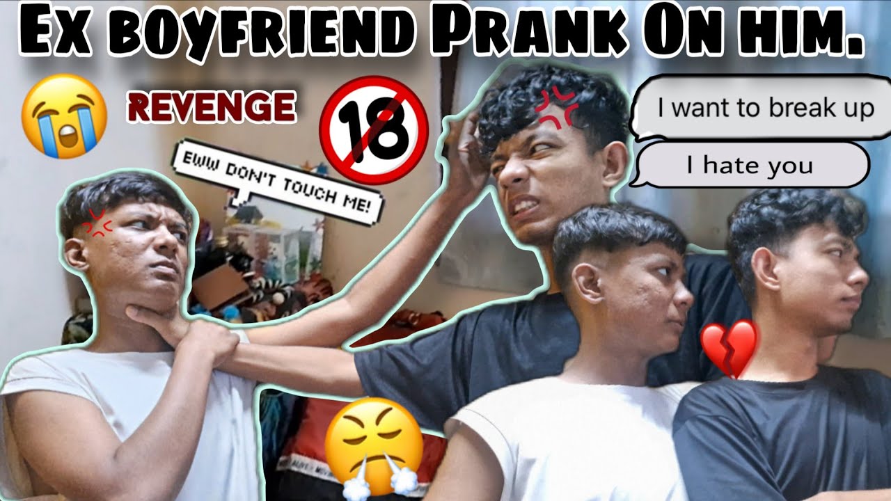 Ex-boyfriend prank On him😰// Ex-boyfriend Come Back //*Prank went ...