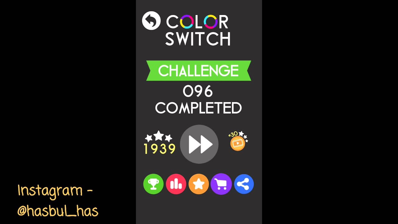 Color Switch: LEVEL 92 - 100 [ Challenge Mode ] - YouTube