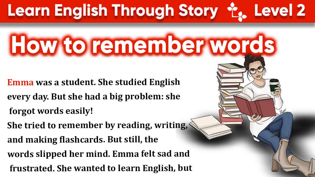 Learn English through story 🍀 level 2 🍀 How to Remember Words - YouTube