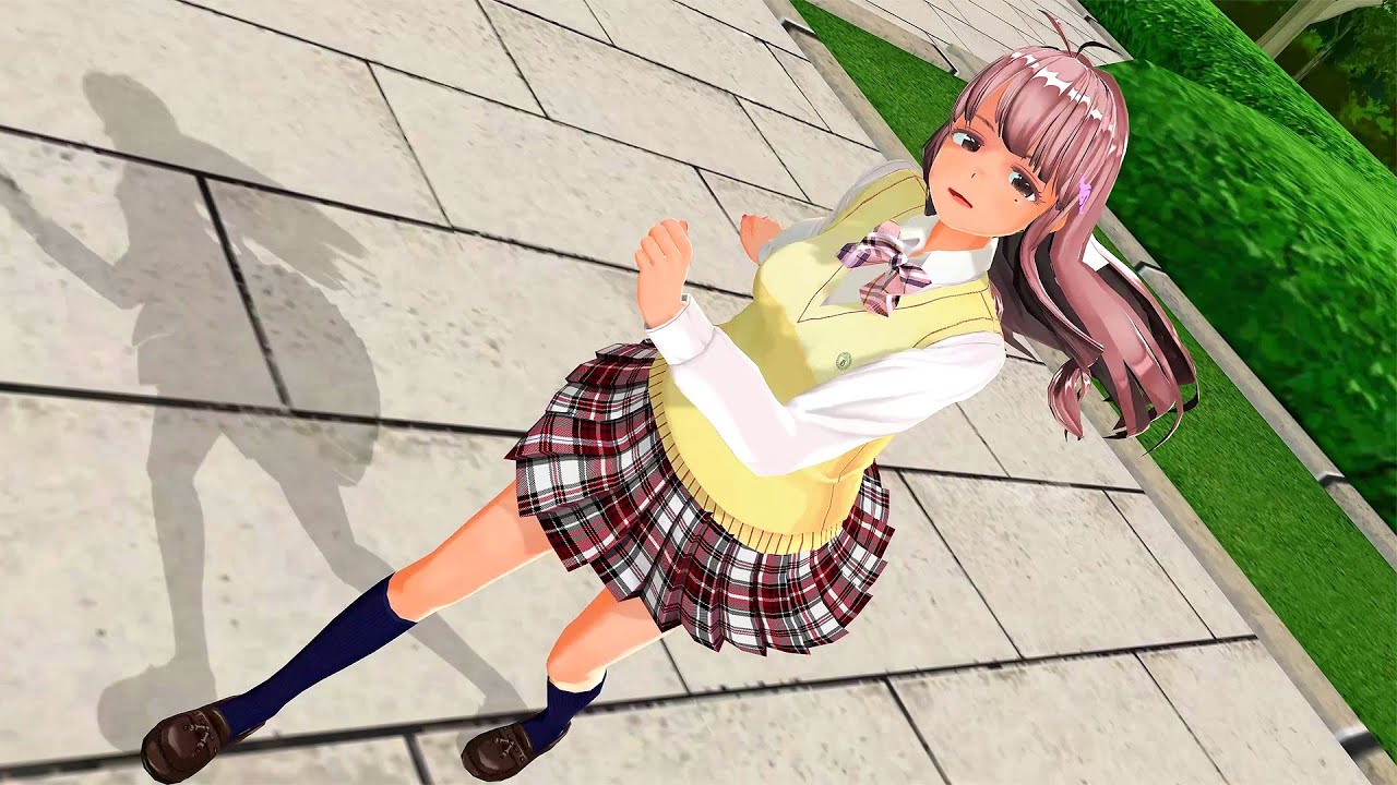 4k推進ダンス（4k Dance）com3d2「1st Only You」 The High School Girl 風ちら Windy