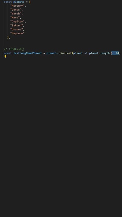 findLast and findLastIndex #programming #javascript #coding - YouTube