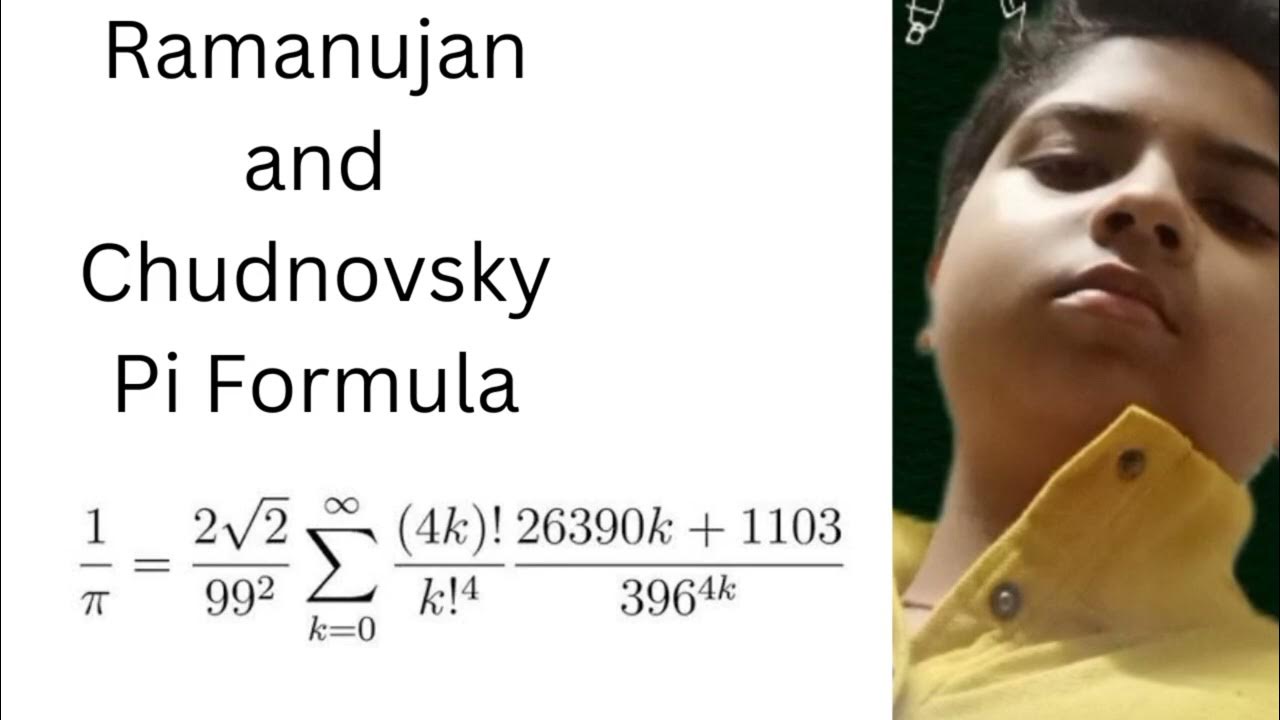 Ramanujan and Chudnovsky Pi Formula - YouTube