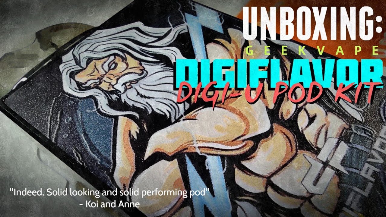 UNBOXING: Digiflavor Digi U Pod Kit by Geekvape - YouTube