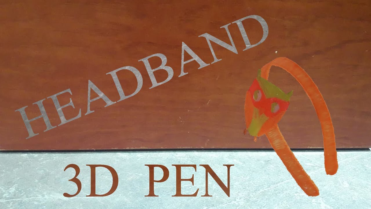 HEADBAND 3D PEN !!! - YouTube