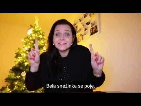 Eva Boto - Za božič kot otrok (v slovenskem znakovnem jeziku) - YouTube