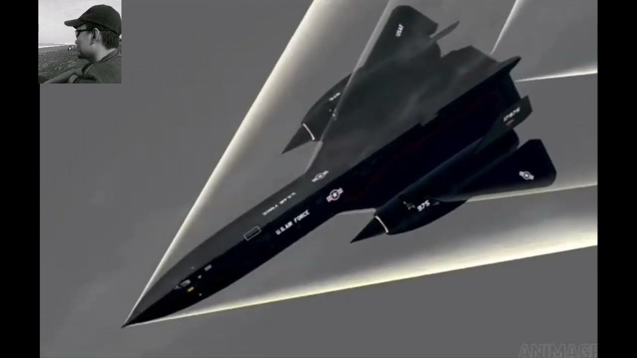 SR-71 BLACKBIRD SUPERSONIC STEALTH SHOCKWAVE // PESAWAT PENGINTAI ...