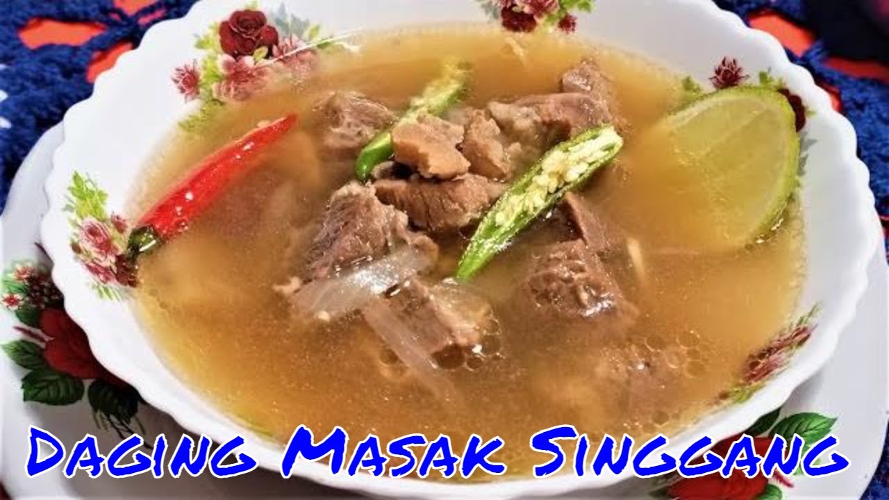 Daging Masak Singgang || Mudah Cepat sangat sedap dan menyelerakan ...