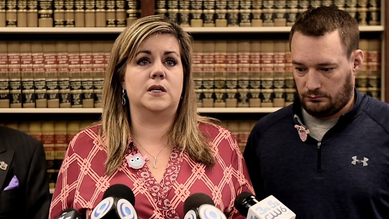 Regan Shetsky’s parents speak at a press conference in the DA office ...