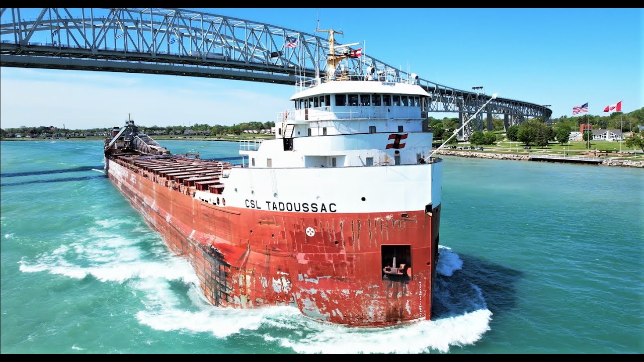 CSL TADOUSSAC - Upbound Port Huron, Michigan 5-25-2023 - YouTube