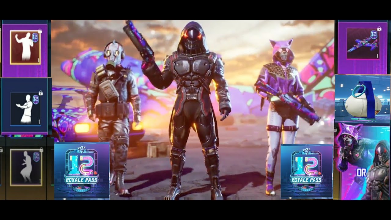 Pubg season 12 royal pass rewards || Pubg new season || Pubg - YouTube