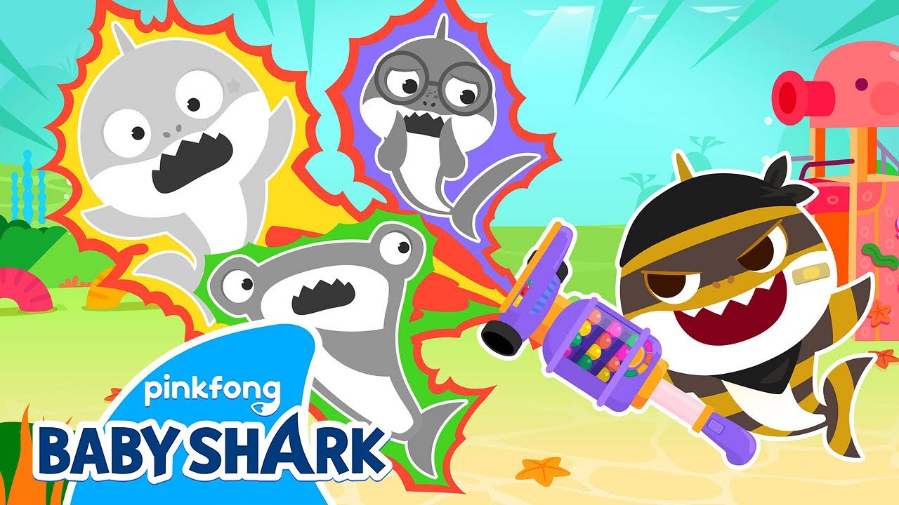 [ NEW] Thief Baby Shark Has Stolen Our Colors! | Baby Shark at ...