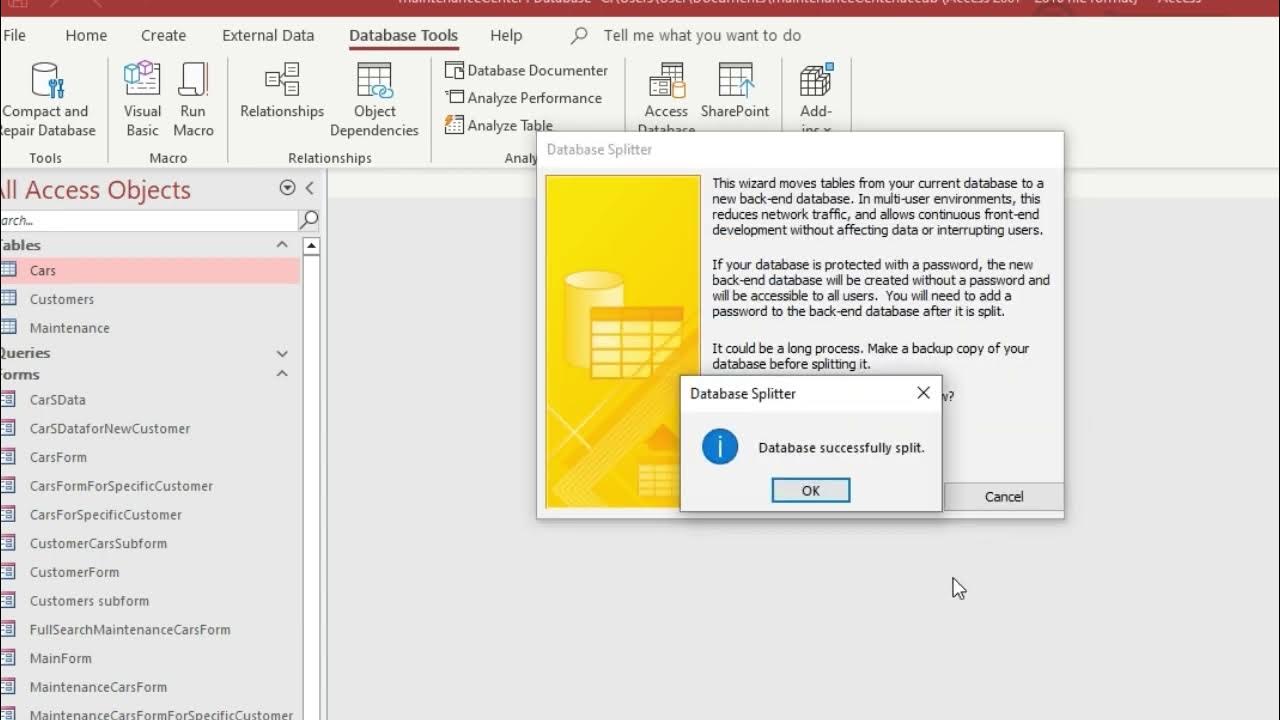 how and why you should split a database to backend and frontend with one step تقسيم قاعدة ...