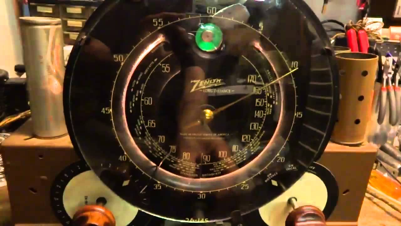 RESTORED 1938 ZENITH 12-S-265 CHASSIS - YouTube