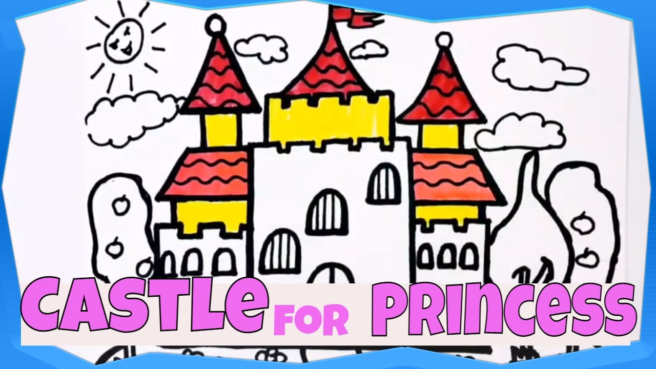 How to Draw a Castle for Princesses. - YouTube