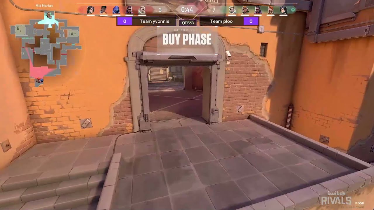 Team Yvonnie vs Team Ploo - Game 2 TWITCH RIVALS VALORANT Tournament ...