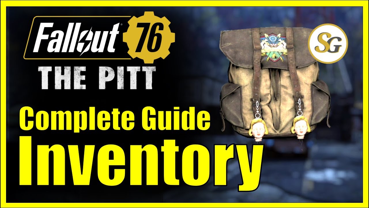 The complete guide to managing inventory in #Fallout76 - YouTube
