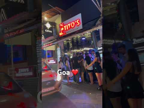 Tito’s Club Baga  | Most Famous Club in Goa | #titos #travel #club #goa #ytshorts