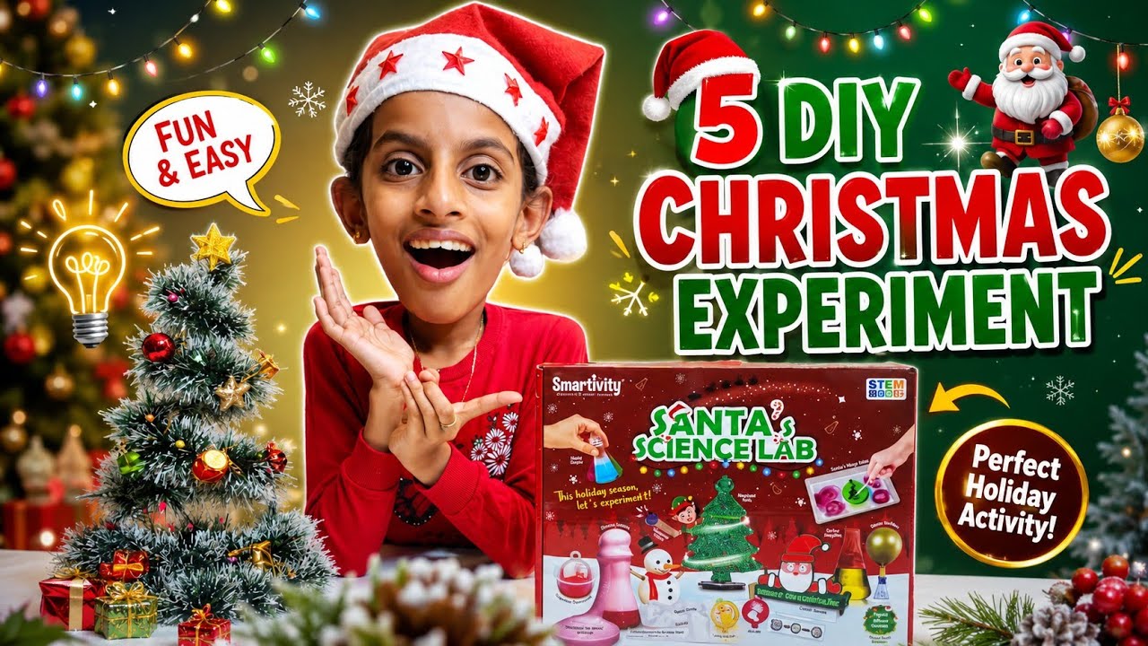 Top 5 DIY Christmas Science Experiment for Kids with Minhwa Cuties ...