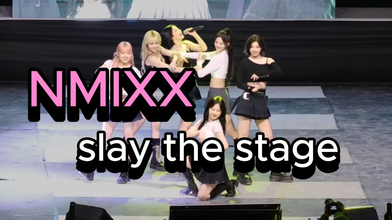 NMIXX Live Vokal menjadi Viral - YouTube