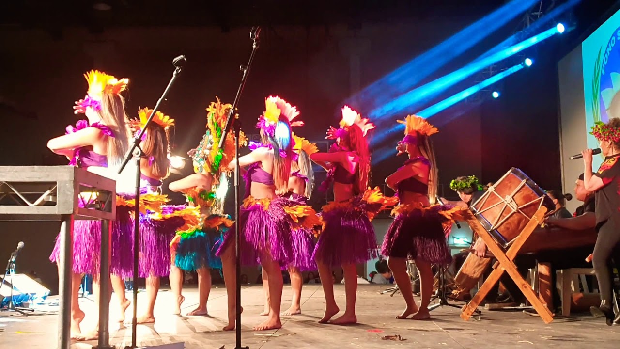 Manea Pacifica 2019 Maine Kuki Airani Drum dance - YouTube